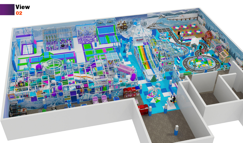 Winter Theme Soft Play Center