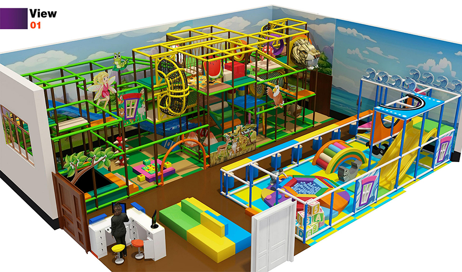 Kids soft play area equipment